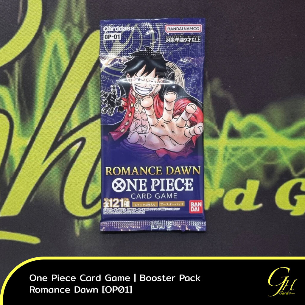 One Piece Card Game [OP-01] One Piece Booster Pack: ROMANCE DAWN (Sealed Pack) แบบ 1 ซอง - GH ...