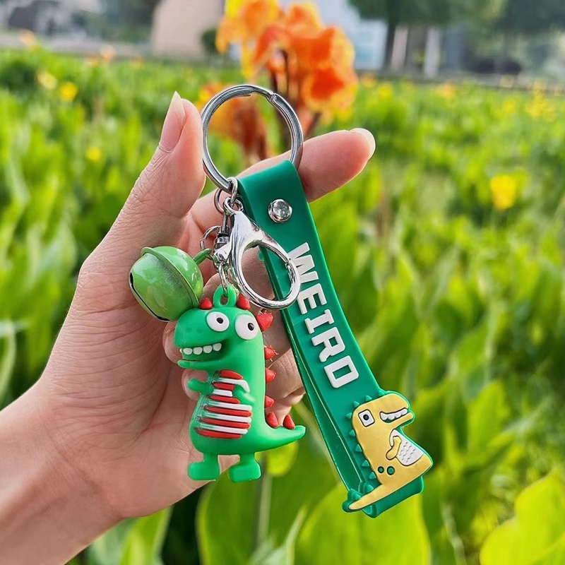 Couples cartoon ms stereo dinosaurs hang key wrapping line bells doll ...