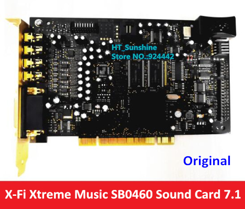 Original X-Fi Xtreme Music SB0460 sound card 7.1 Digital sound card DTS ...