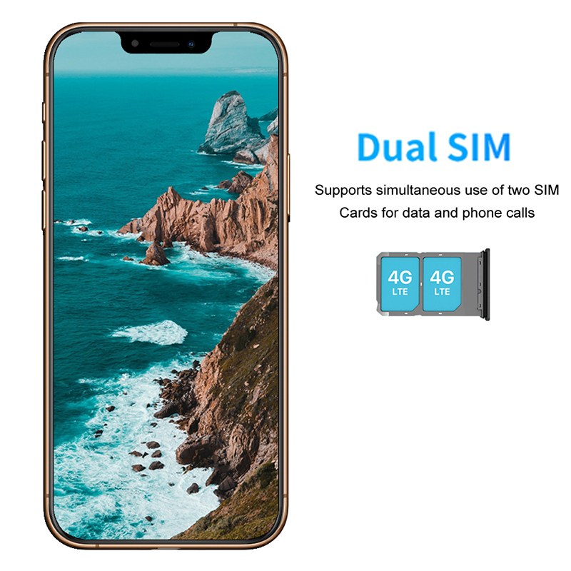 i11pro มือถือจอหยดน้ำ 6.5นิ้ว Rom 128GB Ram6GB รองรับซิม4G Androidแท้ ...