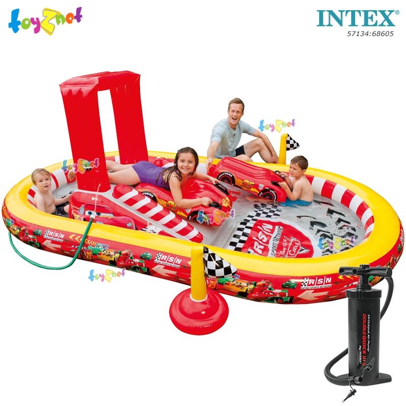Intex ส่งฟรี สวนน้ำสไลเดอร์ คาร์ Cars รุ่น 57134 + ที่สูบลมดับ ...