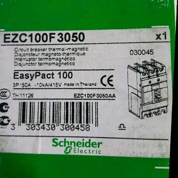 SQUARE D SCHNEIDER เมนเบรกเกอร์ เบรกเกอร์ 3P 50A รุ่น EZC100F3050 ...