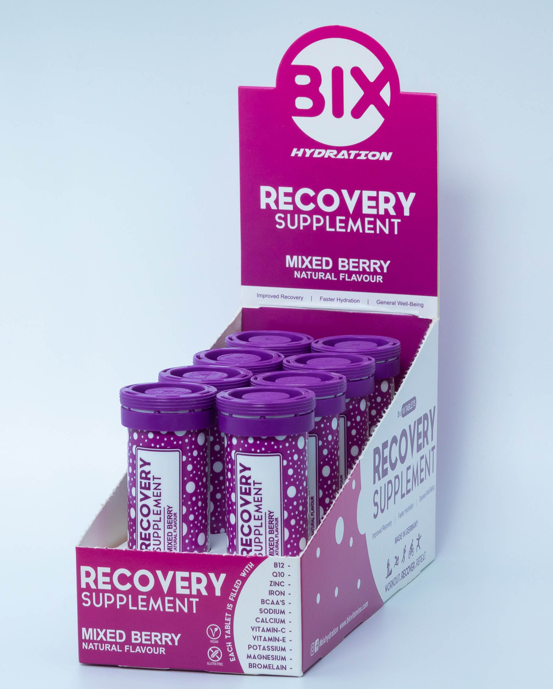 Bix Recovery Supplement Hydration เกลือแร่แบบเม็ดฟู่ เกลือแร่ - KARICHA ...