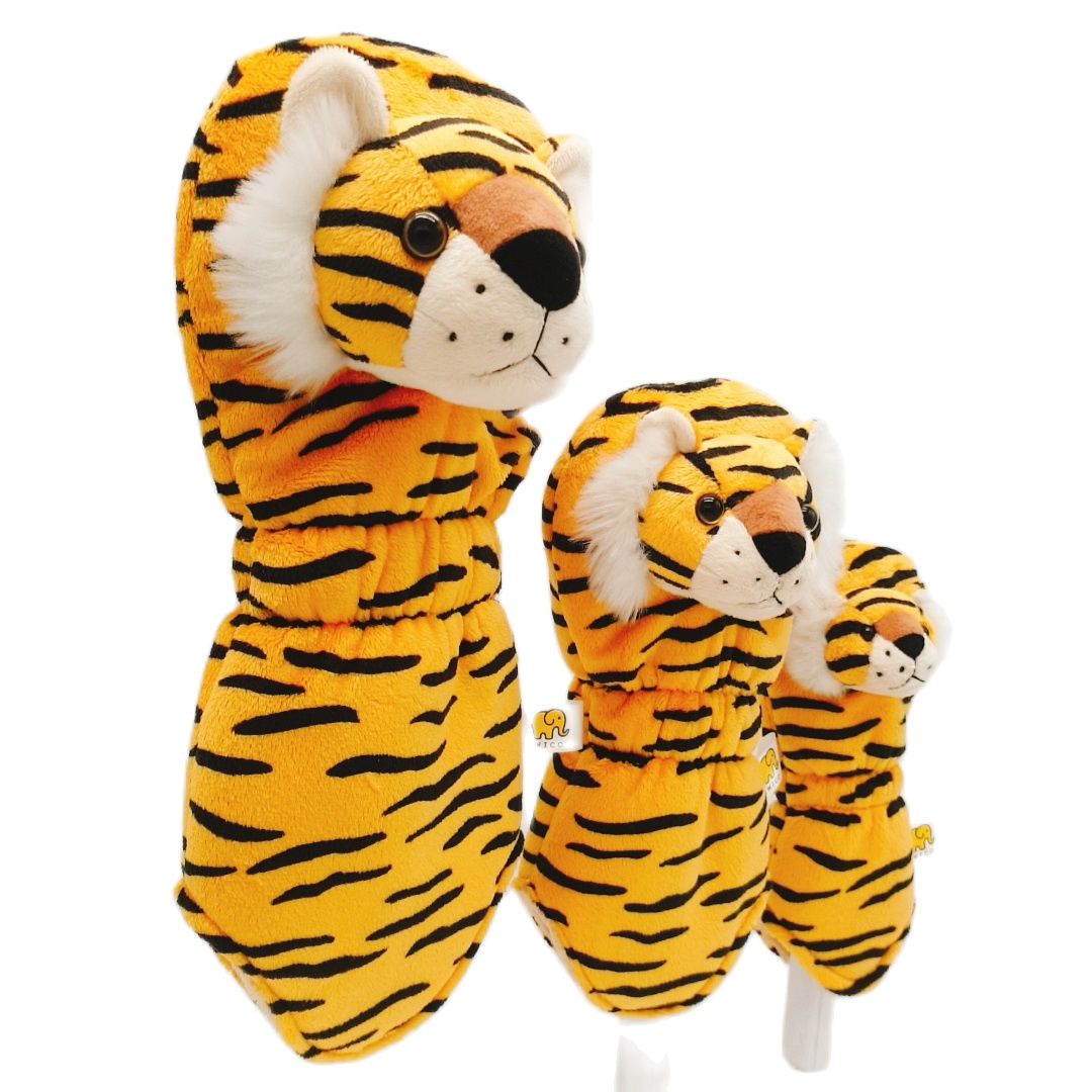 WICO Golf cover wild animal tiger ไม้หัวกอล์ฟคลับชุดป้องกัน/majestic ...