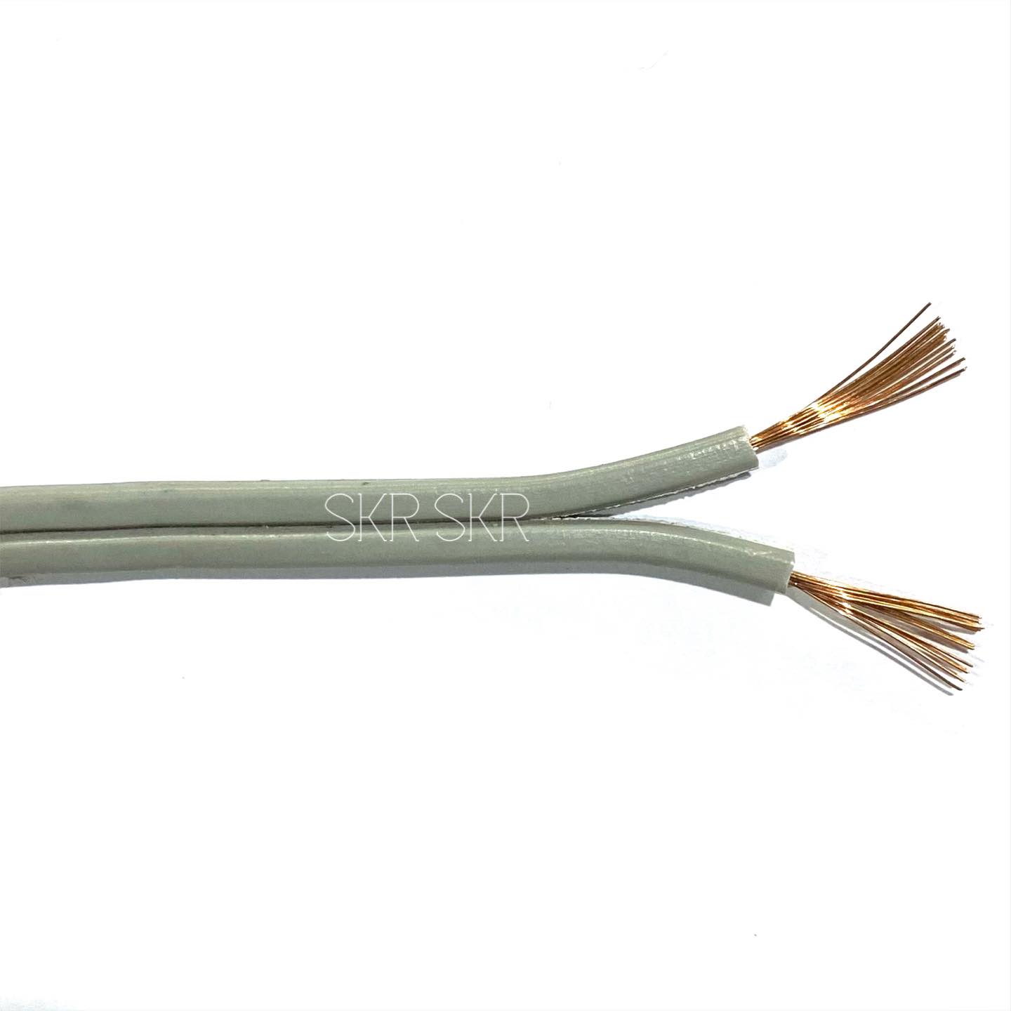 WABARI สายไฟอ่อน VFF 2*0.5 Sqmm ขด 100m ทองแดงฝอย ใช้งานกับเครื่องใช้ไฟฟ้า หลอดไฟ ลำโพง สวิตช์ ...