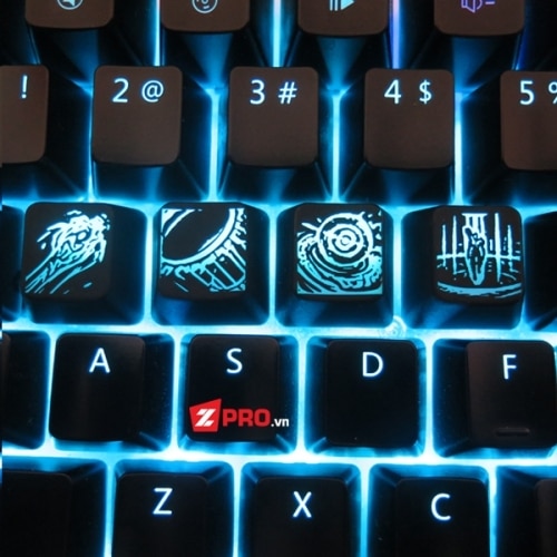 4Pcs League Of Legends LOL Backlight Keycaps Personality Translucent ...