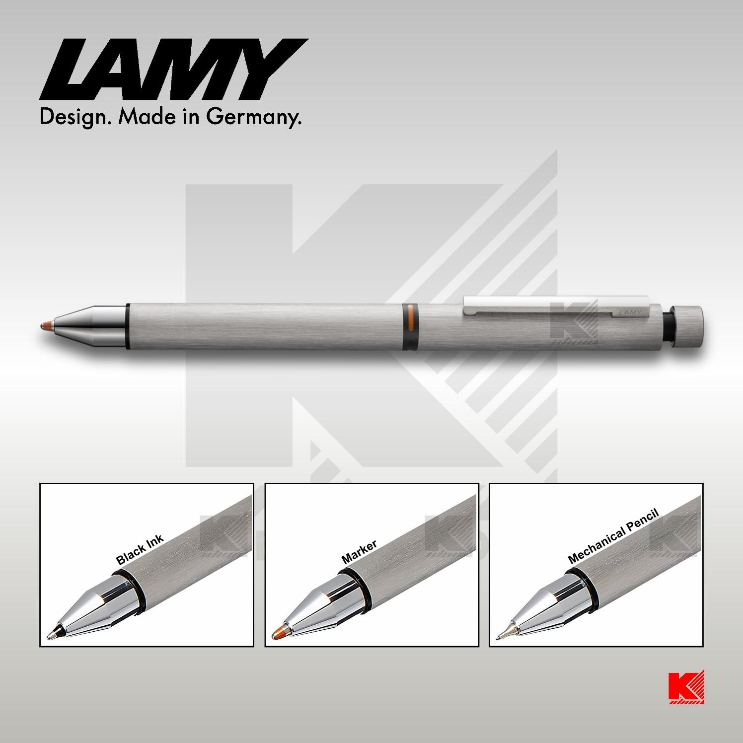 ปากกา 3 ระบบ LAMY CP 1 tri pen brushed [Model 759] ด้ามสีเงินด้าน ...