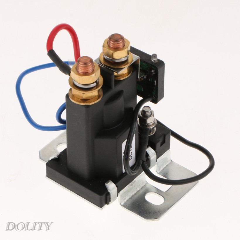 4 Pin 500 A DC 12v Dual Battery Isolator Relay On / Off Car Auto Power ...