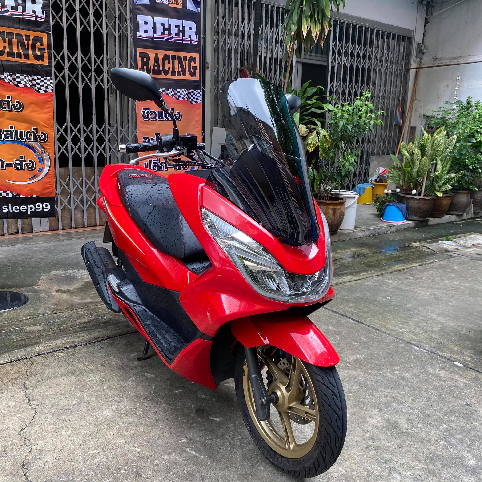 ชิวหน้าPCX (2015-2016-2017) ทรงสูง ของแต่รถ ชิวใส ชิวหน้าแต่ง อุปกรณ์แต่งรถ pcx รถพีซีเอ็ก pcx15 ...