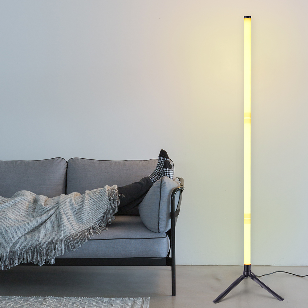 Standing LED Floor Lamp 5W(RGBWarm White ColorsMulti Modes)APP ...