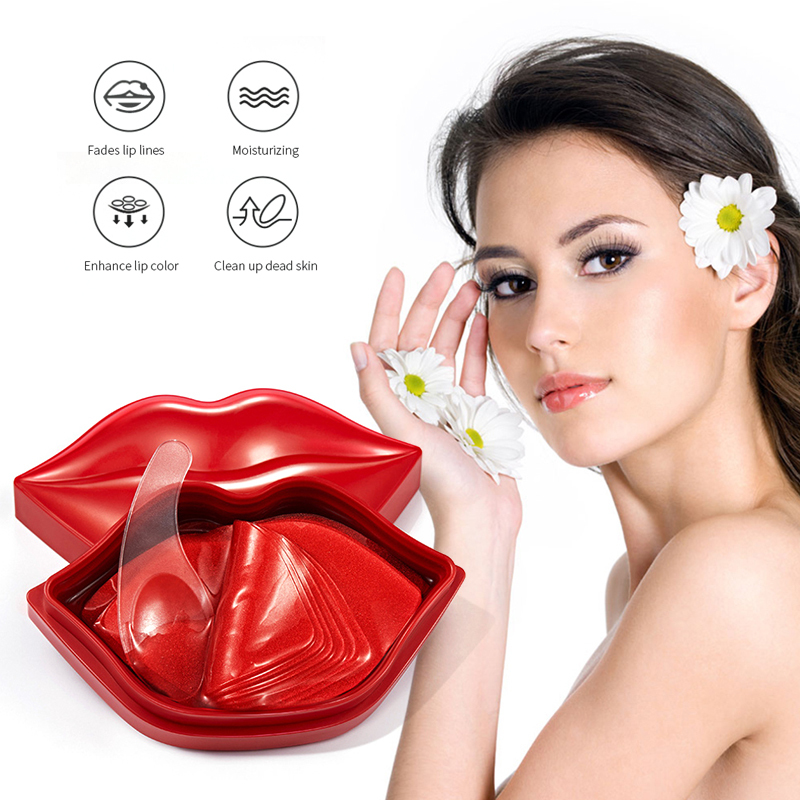 202120Pcsbox Cherry Hydrating Lip Mask Moisturizing Anti-Drying ...