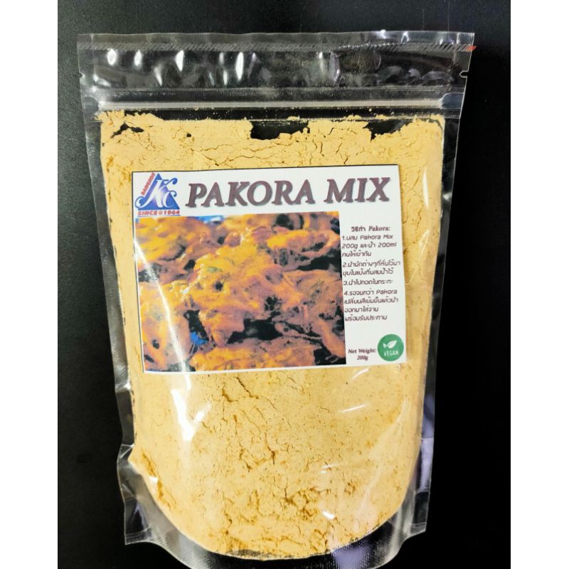 KC PAKORA MIX แป้งทำชุบแป้งทอดแบบอินเดีย - SodsaiShop10 - ThaiPick