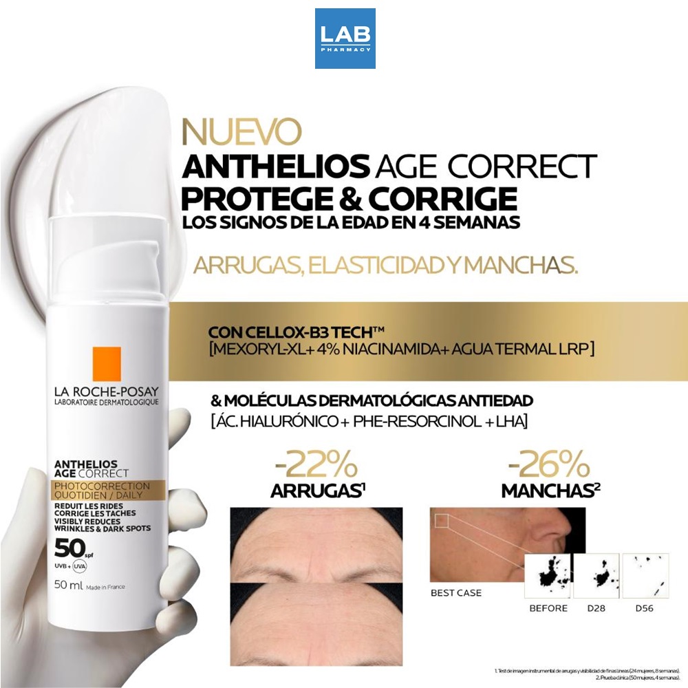 LA ROCHE-POSAY Anthelios Age Correct SPF50 50 ml. ลา โรช-โพเชย์ แอนเทลิ ...