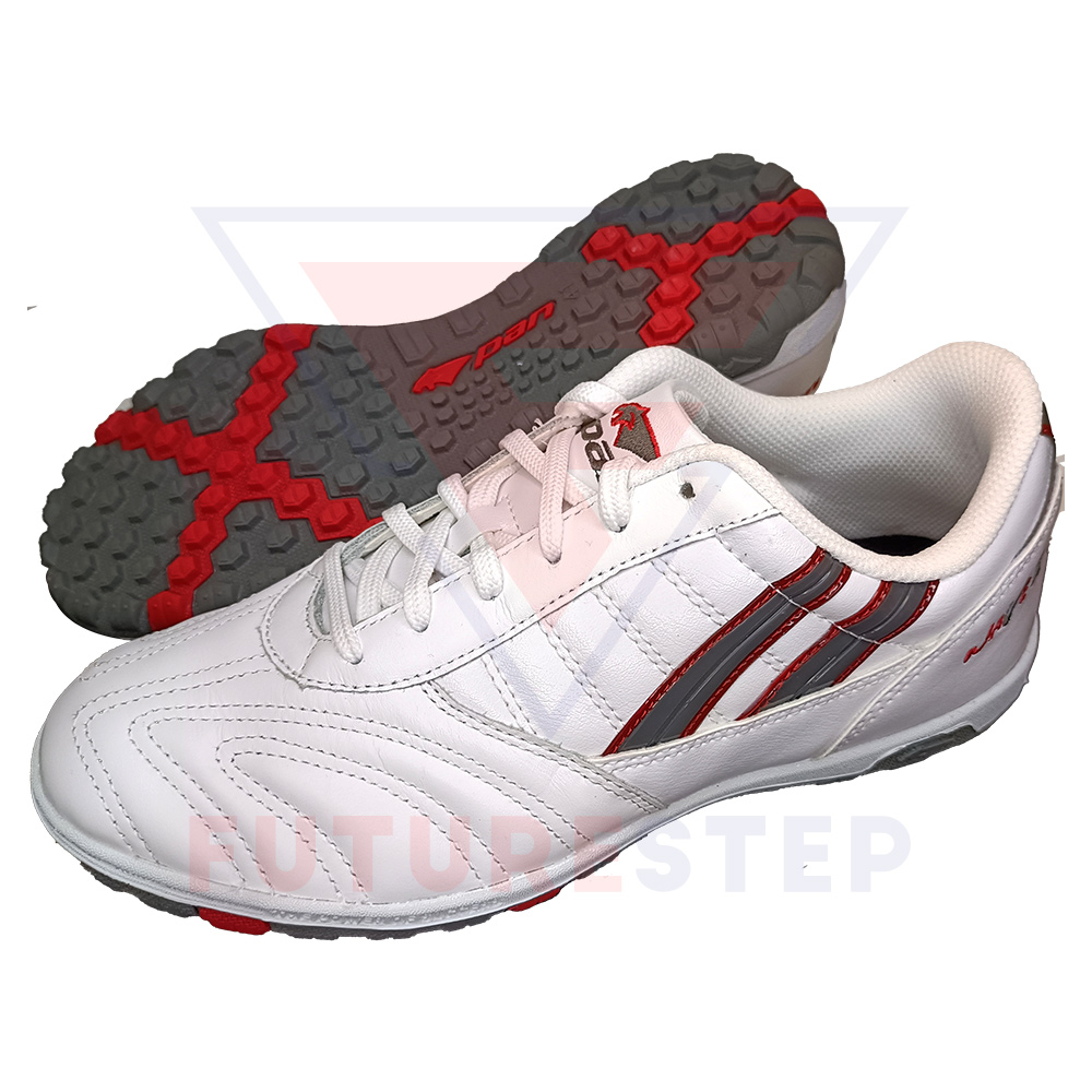 รองเท้าฟุตบอลร้อยปุ่มหนังแท้ Pan Wave II TF พื้น Turf สำหรับสนามเทียม ...