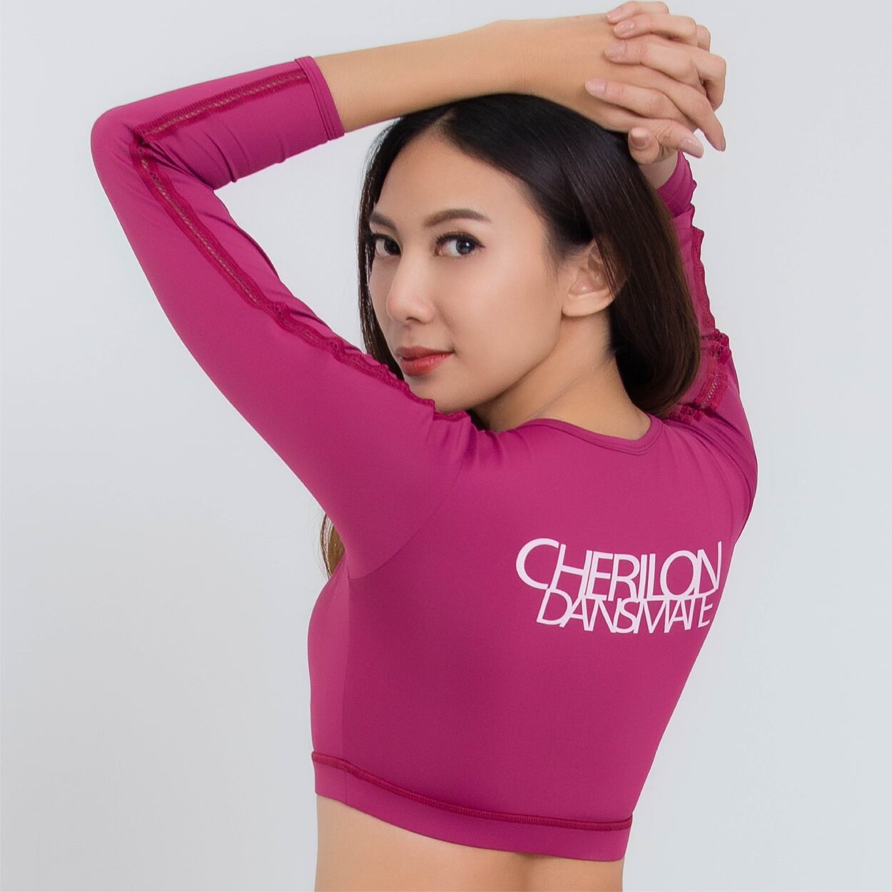 CHERILON Dansmate เชออรีล่อน เสื้อออกกำลังกาย แขนยาว สปอร์ตแฟชั่น กระชับ ยืดหยุ่น แห้งไว ใส่สบาย ...