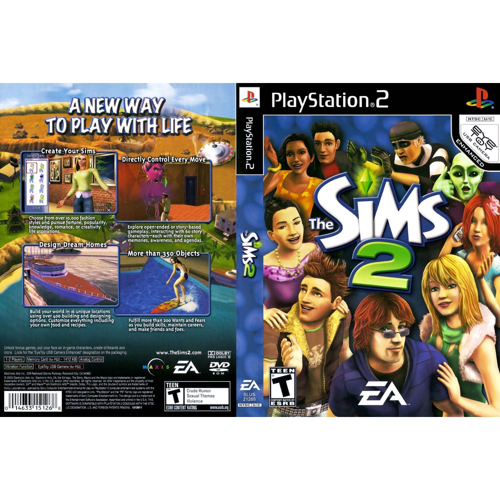 แผ่นเกมส์ PS2 The Sims 2 คุณภาพ ส่งไว | Lazada.co.th