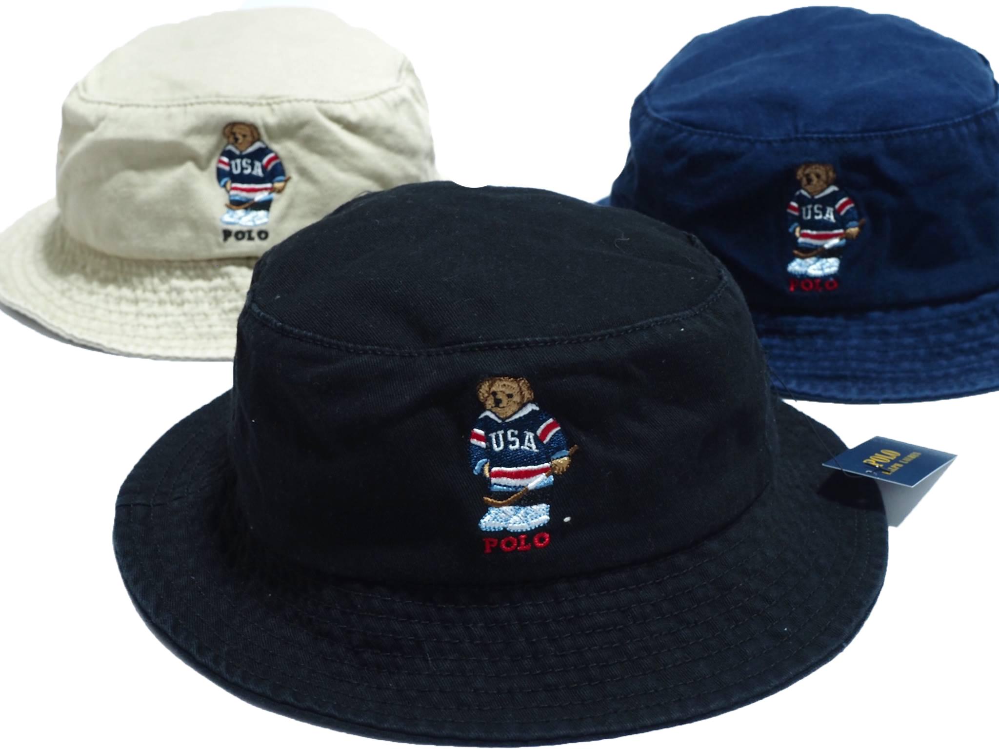 Polo Ralph Lauren Teddy Bear bucket hat ของแท้ - Vasereen.Style - ThaiPick