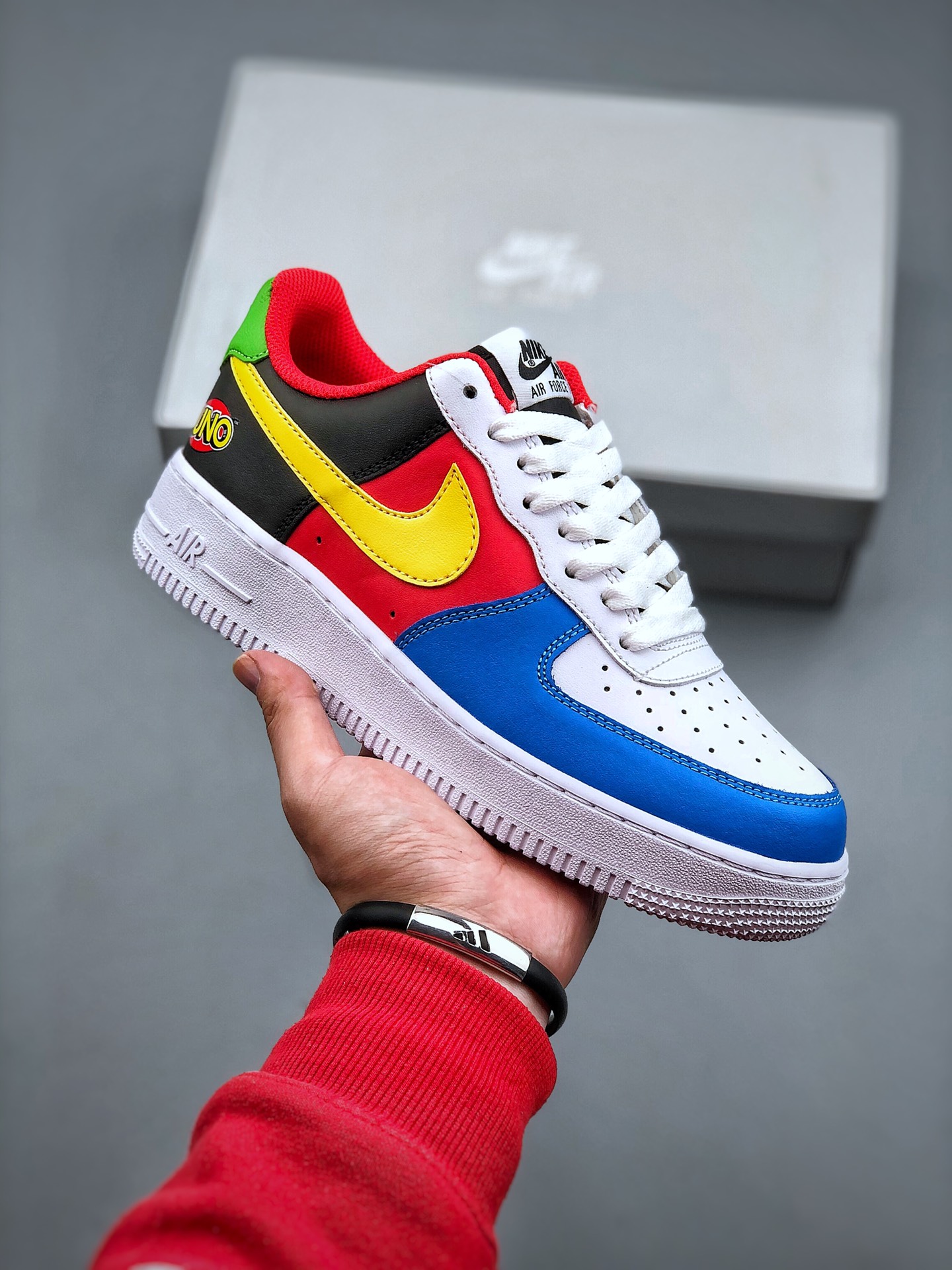 ร้านอย่างเป็นทางการ AIR FORCE 1 AF1 x GS รองเท้าผ้าใบผญ รองเท้าผ้าใบผช ...