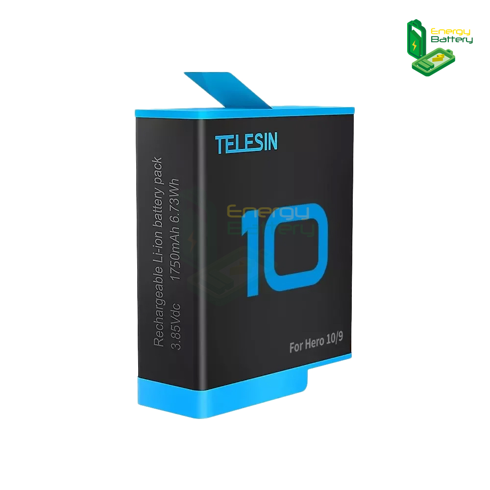 Telesin GoPro Rechargeable Battery for GoPro Hero 10 9 Charger Battery ...