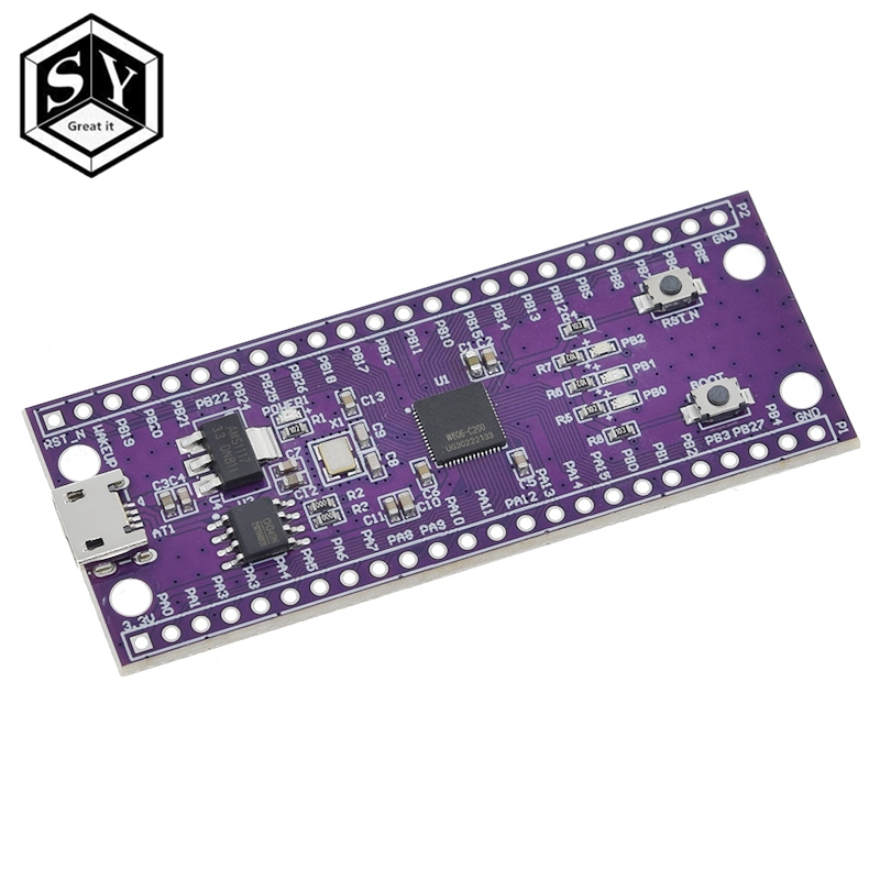 W806 Microcontroller 240MHZ 5 8Bit STM32 Development Board CH340 IoT MCU Chip CDK Development ...