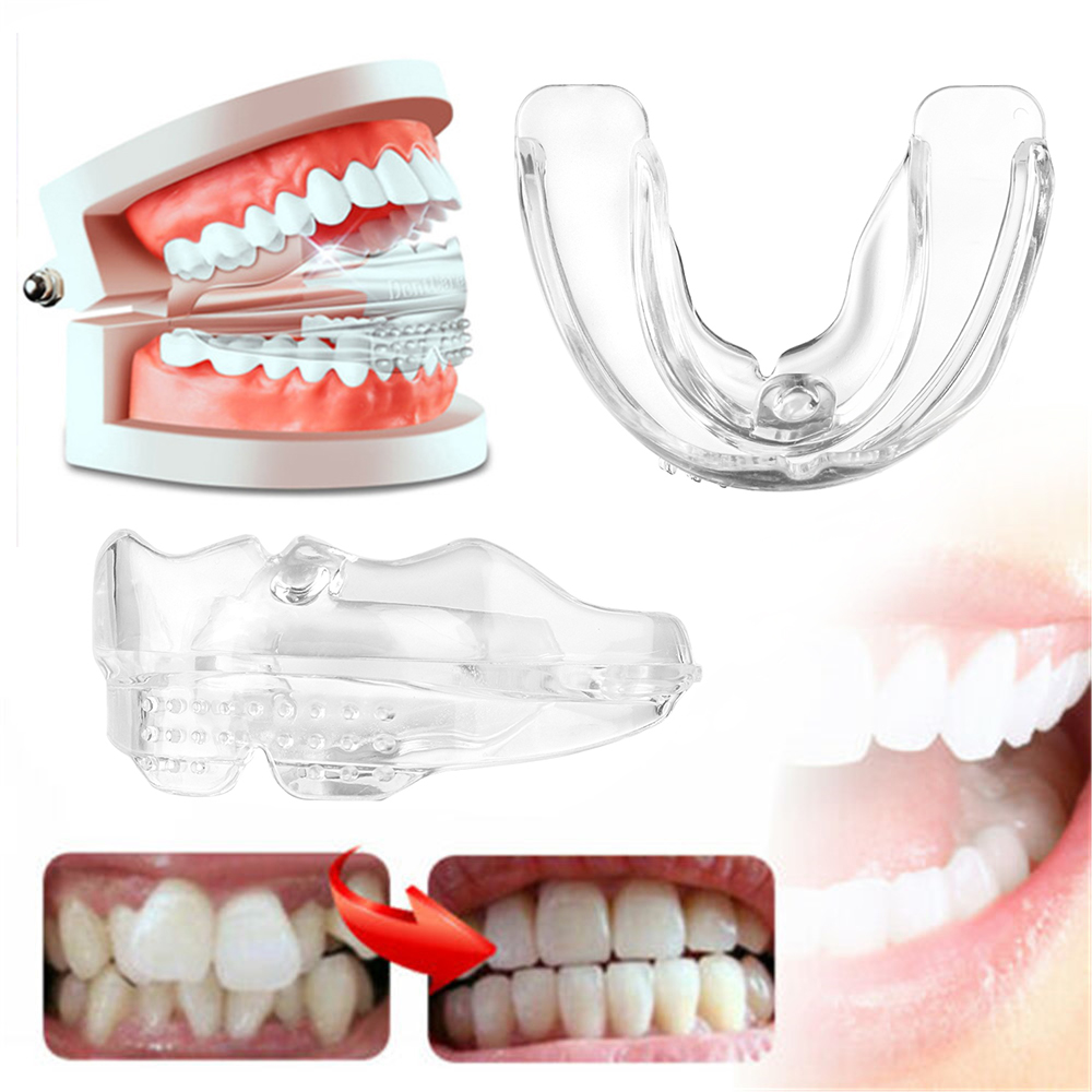 2 Pcs Silica Material Temporary Upper Lower Teeth Simulation Cover ...
