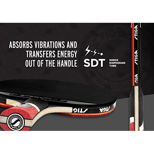 STIGA Pro Carbon Performance-Level Table Tennis Racket with Carbon ...