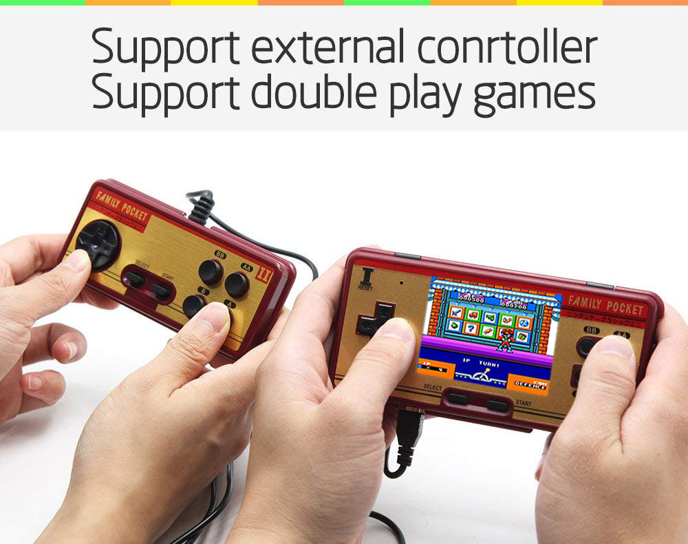 Mini Handheld Game Player Support Extra Controller Family Pocket Game ...