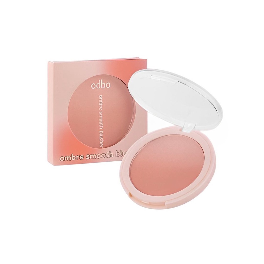 บลัชออน สองเฉดสี เนื้อนุ่ม เรียบเนียน Odbo ombre smooth blusher (OD1307) - Hype BKK - ThaiPick