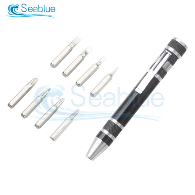 Multifunction 8 In 1 Pocket Precision Mini Screwdriver Pen Mobile phone ...