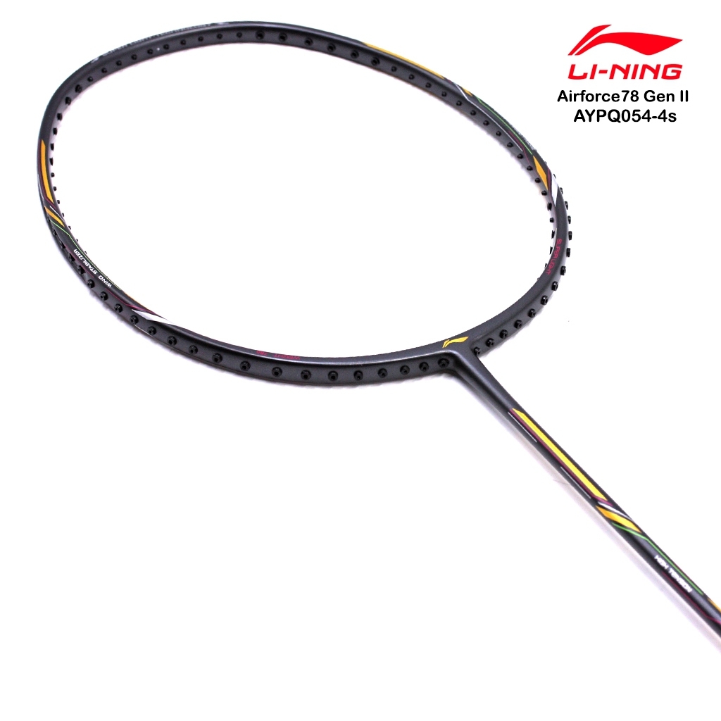 LI-NING ไม้แบดมินตัน รุ่น AIR FORCE 78 GEN2 (AYPQ054-4) CHARCOAL/GOLD ...