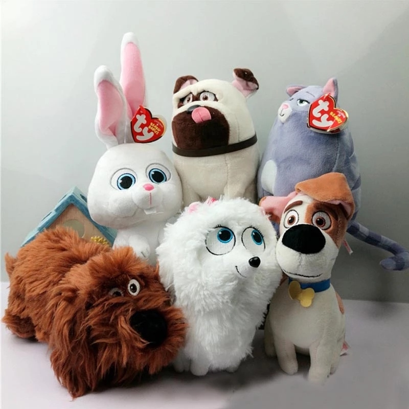 Ty the Secret Life of Pets Rabbit Snowball Max Dog Dachshund of Bunny ...