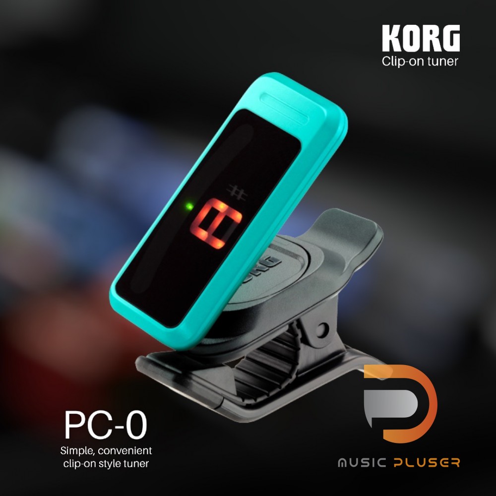 Korg PC-0 Clip-On Tuner เครื่องตั้งสาย กีต้าร์,เบส,ไวโอลีน แบบหนีบ สามารถใช้งานต่อเนื่องได้ 17 ...