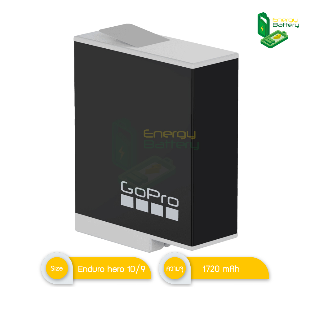 GoPro Enduro rechargeable battery for hero 10/9 แบตเตอรี่ gopro ...