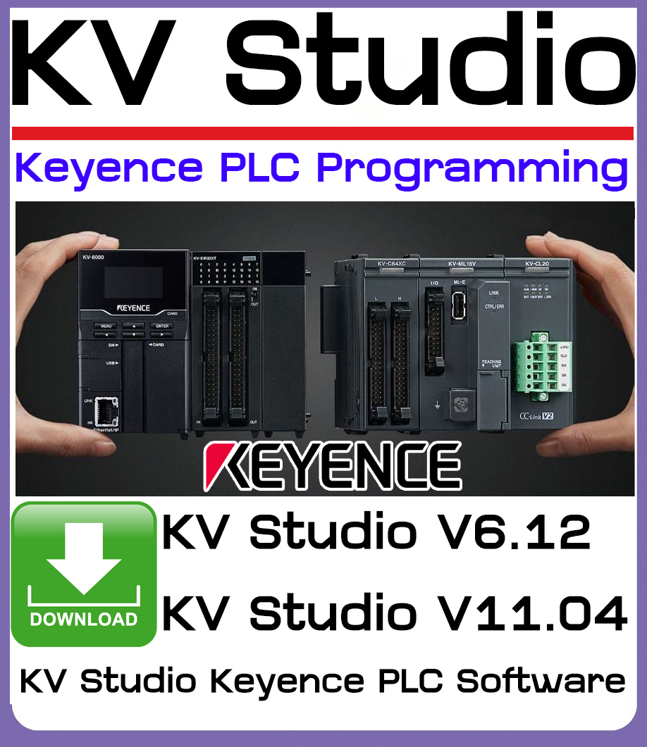 (ส่งทางแชท) KV Studio v11 + v6 Keyence PLC Programming + วิธีลง ...