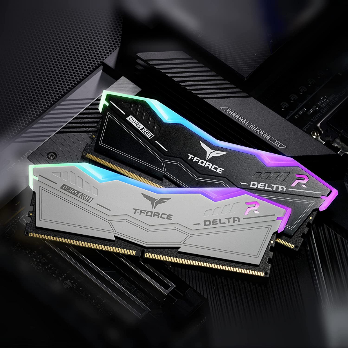 TEAMGROUP T-Force Delta RGB DDR5 32GB Kit (2x16GB) 6400MHz (PC5-51200 ...