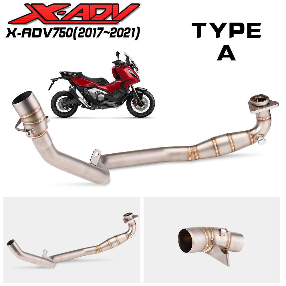 สำหรับ X-ADV 750 ท่อไอเสีย X ADV 750 แยกเต็มระบบคาร์บอนไฟเบอร์ส่วนหาง ...