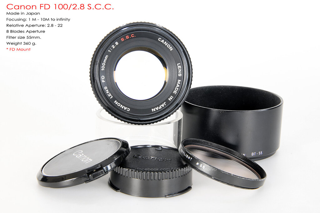 Canon FD 1002.8 S.S.C Canon FD Mount - VintagePhotoMania - ThaiPick