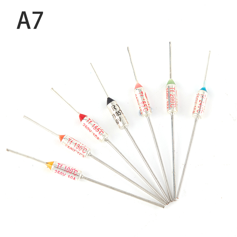 Thermal Fuse RY 10A 250V Temperature 65C℃ 100℃ 130℃ 155℃ 185℃ 200℃ 240 ...