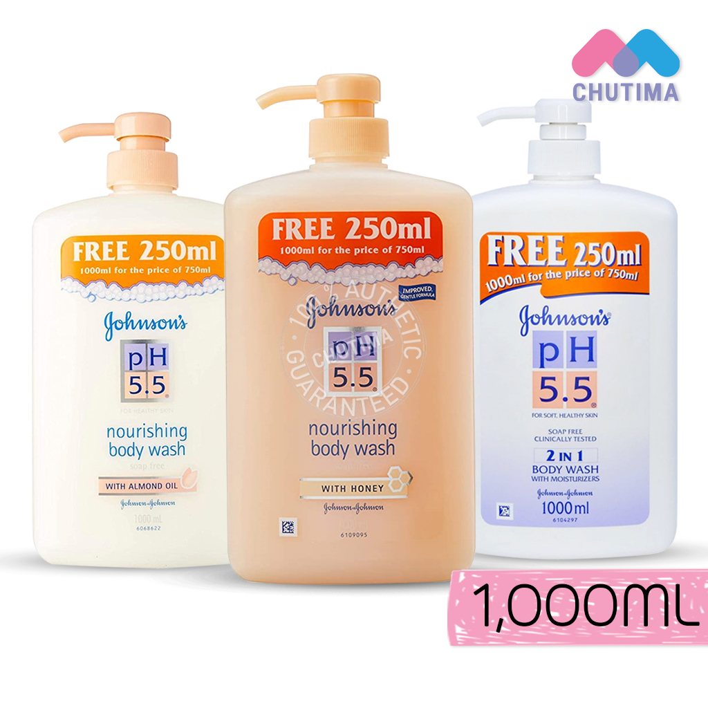 (ฟรี 250 มล.) ครีมอาบน้ำ จอห์นสัน บอดี้แคร์ พีเอช 5.5 Johnson Body Care Johnsons pH 5.5 2 in 1 ...