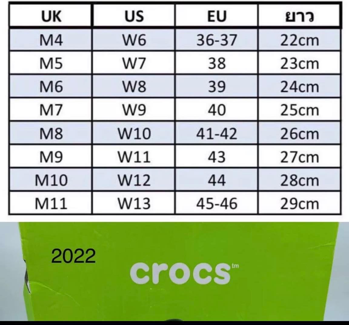 รองเท้าแตะ Crocs LR รองเท้าแตะแบบสาน รองเท้าแตะ ( Size M 4.M11 ...