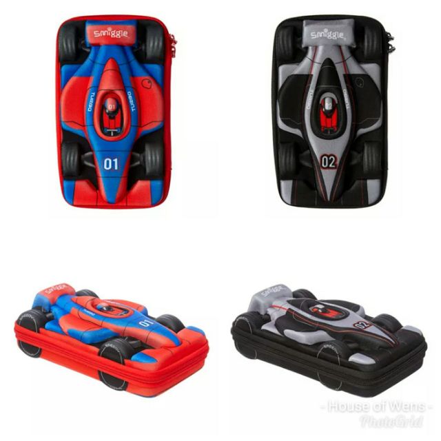 DIN กล่องดินสอ Smiggle Racing Car Hardtop Pencil case สมิกเกอกล่องดินสอ ...