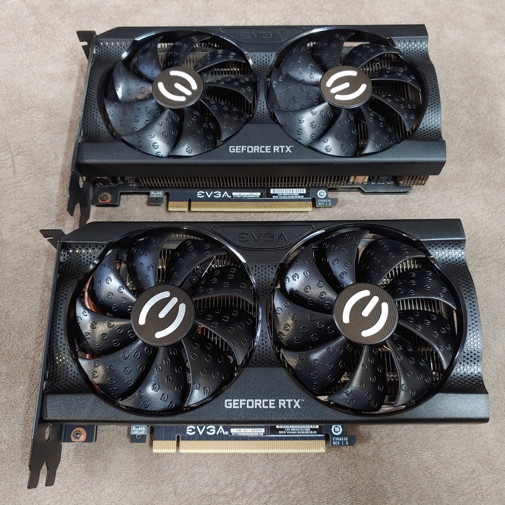 (มือ 2) EVGA RTX 3060 Ti / RTX 3060 XC 8/12GB GDDR6 สินค้ามือ 2 ...