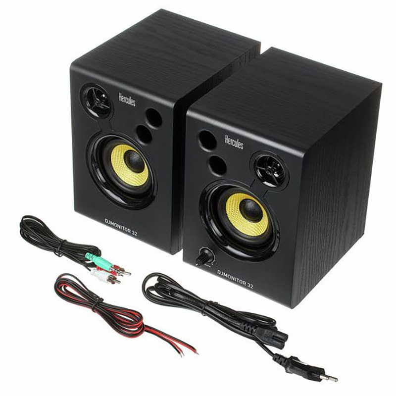 Hercules DJ Monitor 32 ลำโพงมอนิเตอร์ 2 x 15 วัตต์ วูฟเฟอร์ 3 (1 คู่ ...