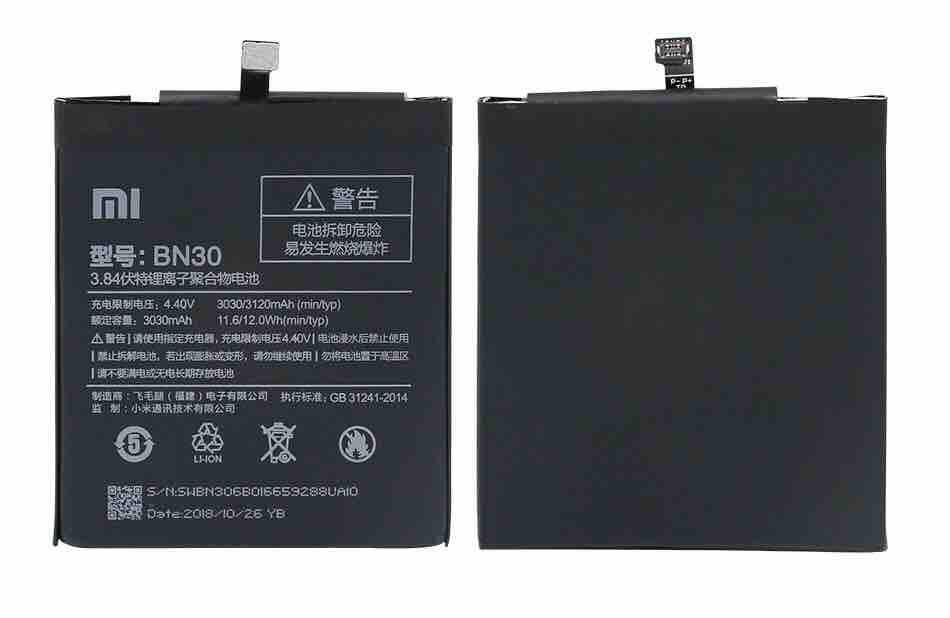 แบตเตอรี่ Xiaomi Redmi 4A (BN30) รับประกัน 3 เดือน แบต Redmi 4A Battery ...