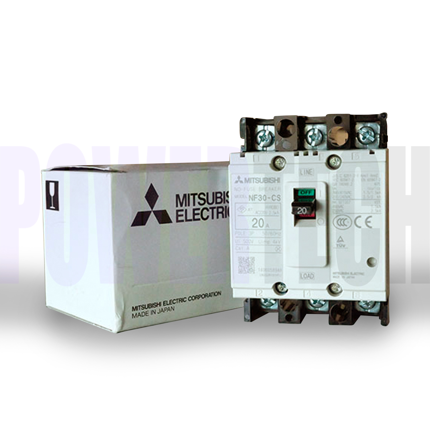 MITSUBISHI MCCB NF30 CS 3P Mitsubishi Breaker รุ่น NF30-CS 3P - Power ...