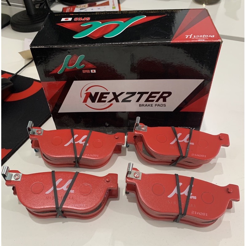( สุดคุ้ม+++ ) NEXZTER ผ้าเบรค Runstop รันสต๊อป 1 ชุด จำนวน 8 ชิ้น ...