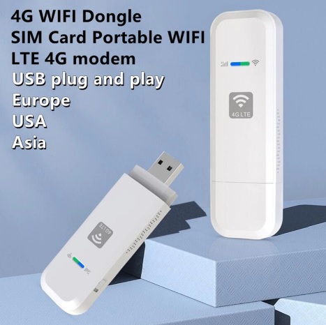 รองรับ 4G5G ตัวปล่อยสัญญาณ pocket wifi LTE 4G USB MODEM With Wi-Fi ...