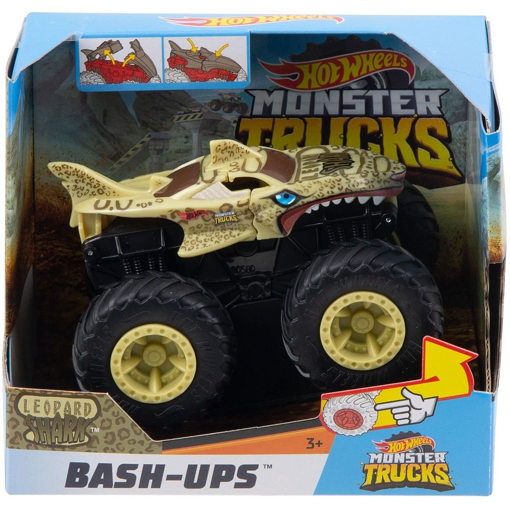 Hot Wheels® Monster Trucks 1:43 Bash Ups Collection ฮอตวิล มอสเตอร์ ทรัค 1:43 GCF94 | Lazada.co.th