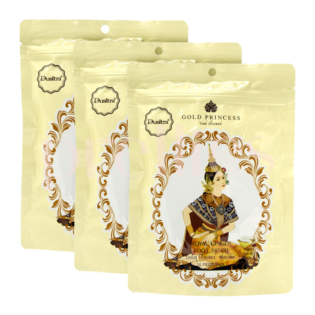 LANNA & GOLD PRiNCESS FOOT PATCH แผ่นแปะสะปาเท้า ดูดสารพิษ ...