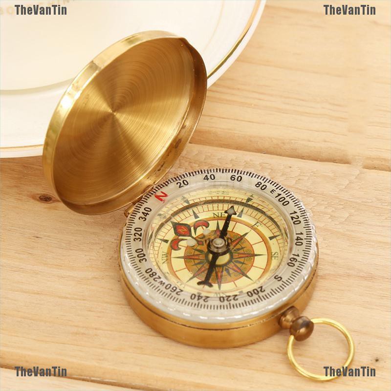 TheVanTin Outdoor Hiking Camping Accessories Classic Brass Pocket Watch ...